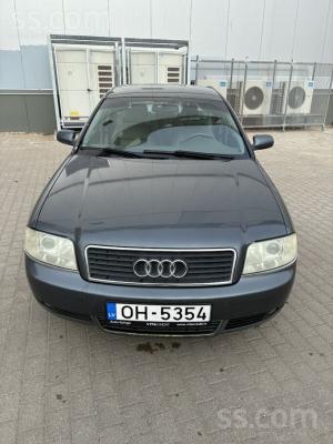 Grey Audi A6 2002 in Riga, with an engine capacity of 1.90 L and mileage of 342 thousand km for 2450 €, photo 4 on AUTOMOTO.COM.LV
