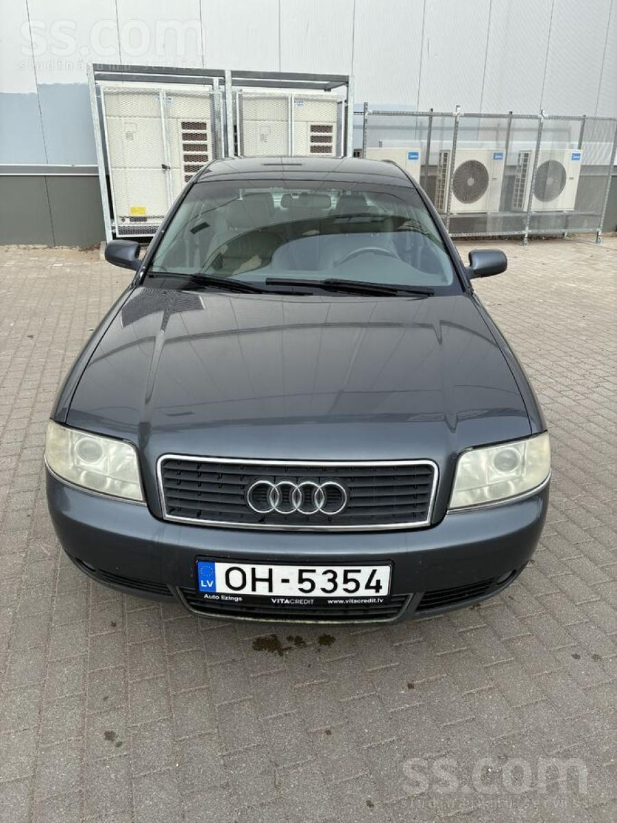 Grey Audi A6 2002 in Riga, with an engine capacity of 1.90 L and mileage of 342 thousand km for 2450 €, photo 4 on AUTOMOTO.COM.LV