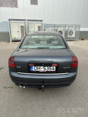 Grey Audi A6 2002 in Riga, with an engine capacity of 1.90 L and mileage of 342 thousand km for 2450 €, photo 7 on AUTOMOTO.COM.LV
