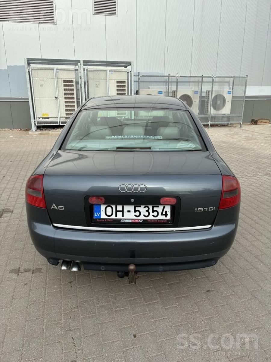 Grey Audi A6 2002 in Riga, with an engine capacity of 1.90 L and mileage of 342 thousand km for 2450 €, photo 7 on AUTOMOTO.COM.LV