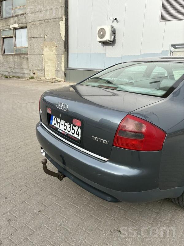 Grey Audi A6 2002 in Riga, with an engine capacity of 1.90 L and mileage of 342 thousand km for 2450 €, photo 7 on AUTOMOTO.COM.LV