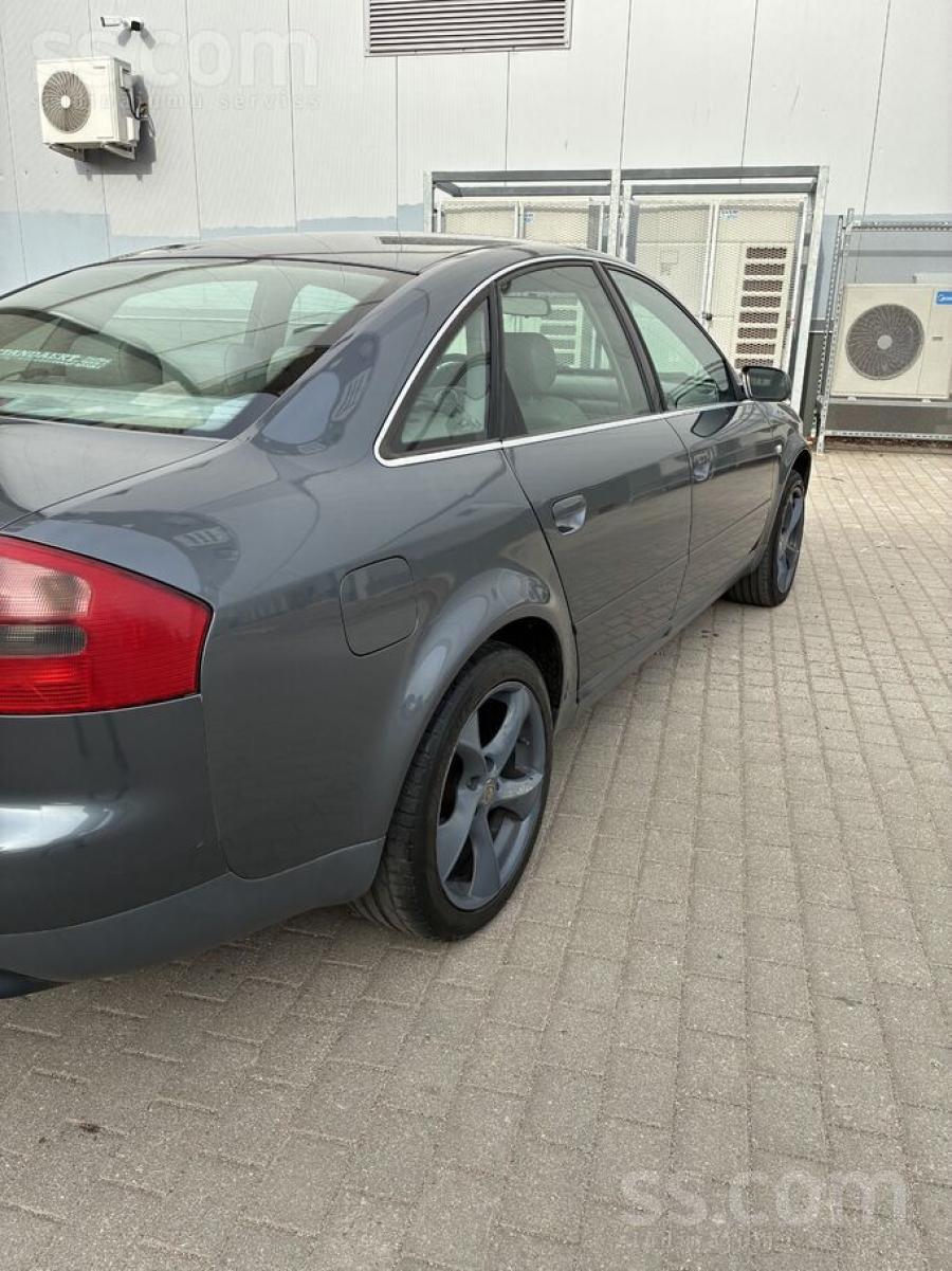 Grey Audi A6 2002 in Riga, with an engine capacity of 1.90 L and mileage of 342 thousand km for 2450 €, photo 9 on AUTOMOTO.COM.LV