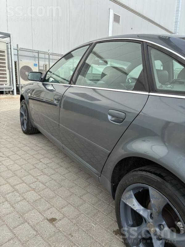 Grey Audi A6 2002 in Riga, with an engine capacity of 1.90 L and mileage of 342 thousand km for 2450 €, photo 9 on AUTOMOTO.COM.LV