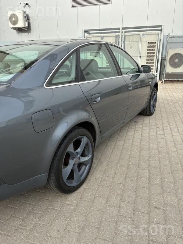Grey Audi A6 2002 in Riga, with an engine capacity of 1.90 L and mileage of 342 thousand km for 2450 €, photo 10 on AUTOMOTO.COM.LV