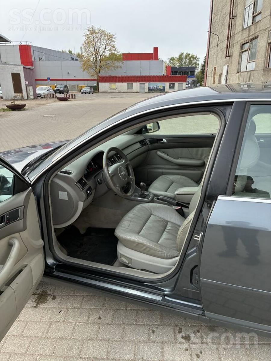 Grey Audi A6 2002 in Riga, with an engine capacity of 1.90 L and mileage of 342 thousand km for 2450 €, photo 16 on AUTOMOTO.COM.LV