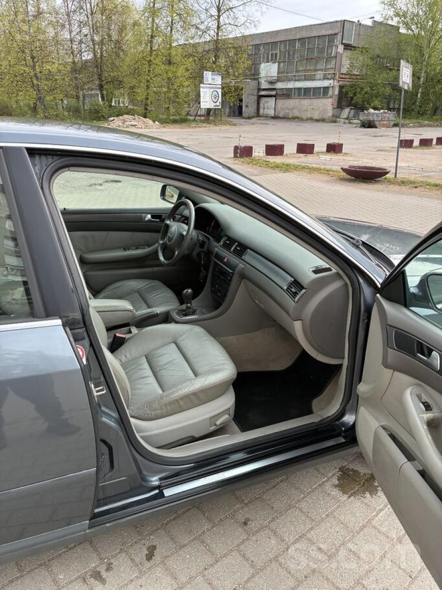 Grey Audi A6 2002 in Riga, with an engine capacity of 1.90 L and mileage of 342 thousand km for 2450 €, photo 17 on AUTOMOTO.COM.LV