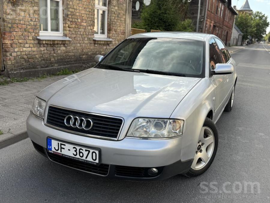 Grey Audi A6 2002 in Jelgava, with an engine capacity of 1.90 L and mileage of 375 thousand km for 1150 €, photo 1 on AUTOMOTO.COM.LV