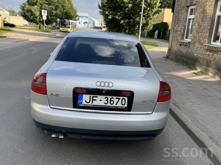 Grey Audi A6 2002 in Jelgava, with an engine capacity of 1.90 L and mileage of 375 thousand km for 1150 €, photo 5 on AUTOMOTO.COM.LV
