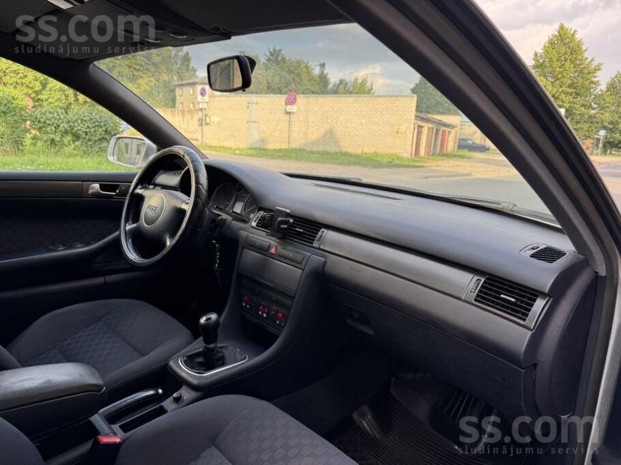 Grey Audi A6 2002 in Jelgava, with an engine capacity of 1.90 L and mileage of 375 thousand km for 1150 €, photo 7 on AUTOMOTO.COM.LV