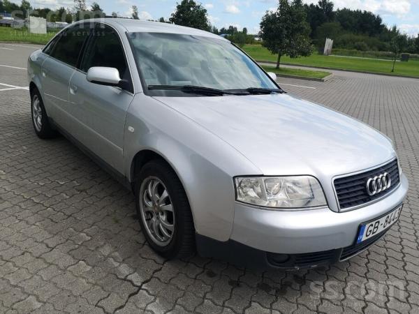 Серый Ауди А6 2002 в Рига, объемом двигателя 2.50 л и пробегом 0 тыс. км за 1350 €, фото 3 на AUTOMOTO.COM.LV