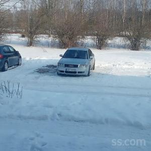 Grey Audi A6 2002 in Valmiera, with an engine capacity of 2.50 L and mileage of 450 thousand km for 650 €, photo  on AUTOMOTO.COM.LV