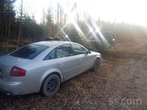 Pelēks Audi A6 2002 Valmiera, ar dzinēja tilpumu 2.50 L un nobraukumu 450 tūkst. km par 650 €, foto 4 vietnē AUTOMOTO.COM.LV