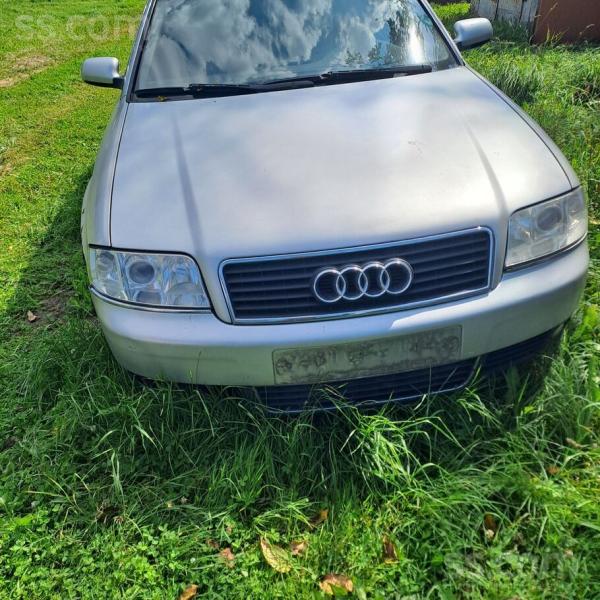 Grey Audi A6 2002 in Riga, with an engine capacity of 2.50 L and mileage of 340 thousand km for 100 €, photo 3 on AUTOMOTO.COM.LV