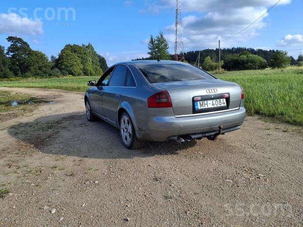 Pelēks Audi A6 2002 Rīga, ar dzinēja tilpumu 2.50 L un nobraukumu 420 tūkst. km par 850 €, foto 5 vietnē AUTOMOTO.COM.LV