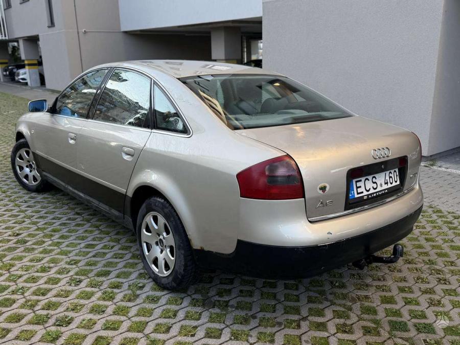Grey Audi A6 2002 in Vilnius, with an engine capacity of 1.90 L and mileage of 334 thousand km for 1350 €, photo 5 on AUTOMOTO.COM.LV