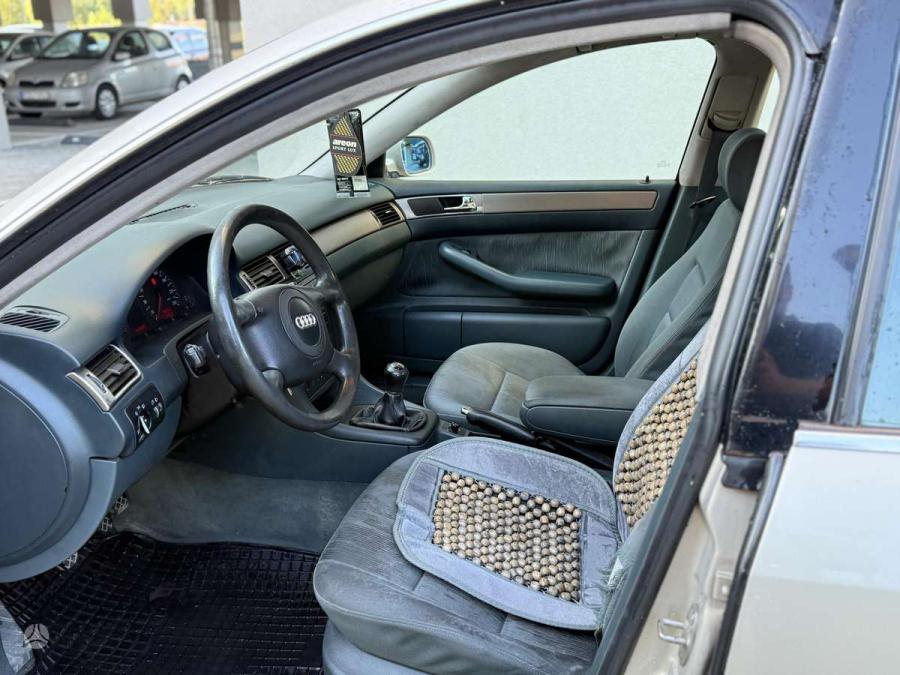 Grey Audi A6 2002 in Vilnius, with an engine capacity of 1.90 L and mileage of 334 thousand km for 1350 €, photo 7 on AUTOMOTO.COM.LV