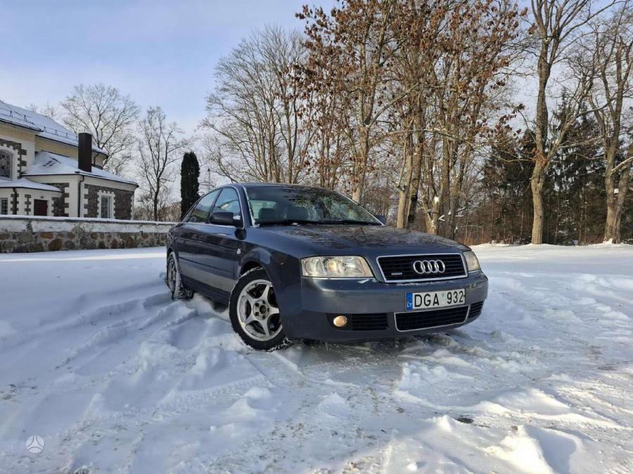 Pelēks Audi A6 2003 Alīta, ar dzinēja tilpumu 2.50 L un nobraukumu 287 tūkst. km par 1900 €, foto 2 vietnē AUTOMOTO.COM.LV