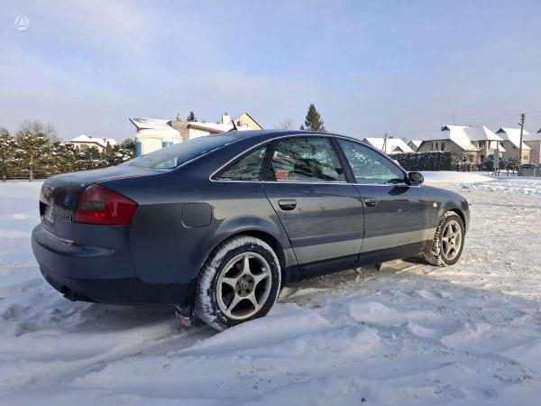 Pelēks Audi A6 2003 Alīta, ar dzinēja tilpumu 2.50 L un nobraukumu 287 tūkst. km par 1900 €, foto 4 vietnē AUTOMOTO.COM.LV