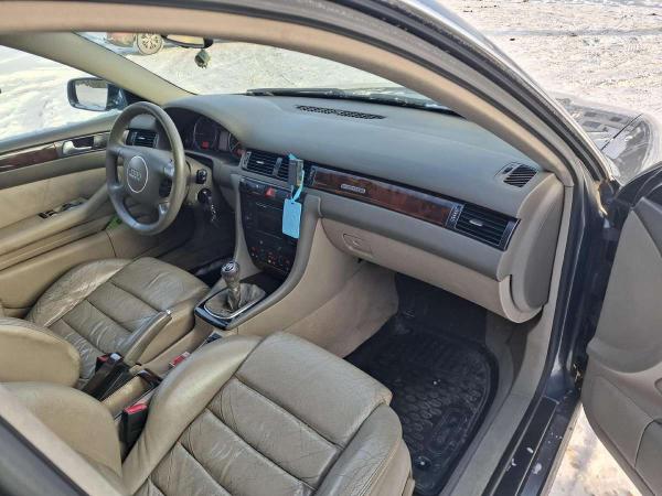 Pelēks Audi A6 2003 Alīta, ar dzinēja tilpumu 2.50 L un nobraukumu 287 tūkst. km par 1900 €, foto 7 vietnē AUTOMOTO.COM.LV