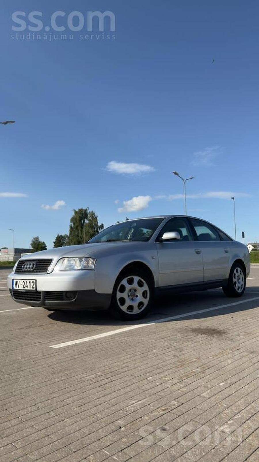 Grey Audi A6 2003 in Rezekne, with an engine capacity of 1.90 L and mileage of 279 thousand km for 2450 €, photo 1 on AUTOMOTO.COM.LV