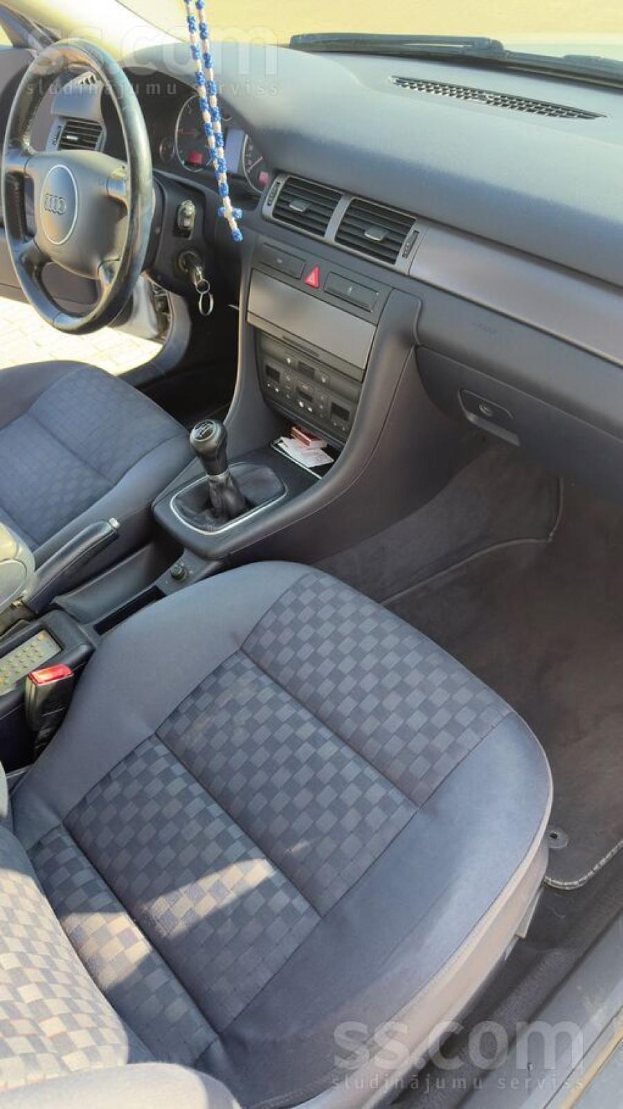 Grey Audi A6 2003 in Rezekne, with an engine capacity of 1.90 L and mileage of 279 thousand km for 2450 €, photo 13 on AUTOMOTO.COM.LV