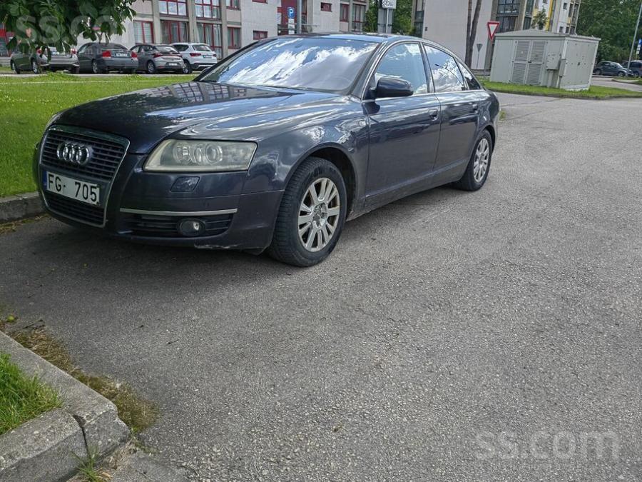 Grey Audi A6 2004 in Ogre, with an engine capacity of 3.00 L and mileage of 404 thousand km for 1600 €, photo 1 on AUTOMOTO.COM.LV