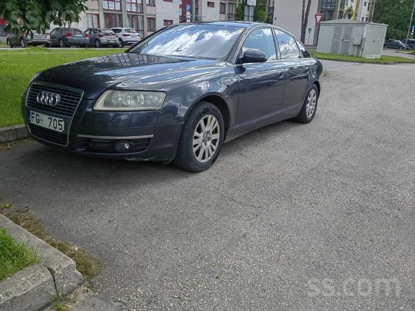 Pelēks Audi A6 2004 Ogre, ar dzinēja tilpumu 3.00 L un nobraukumu 404 tūkst. km par 1250 €, foto 1 vietnē AUTOMOTO.COM.LV