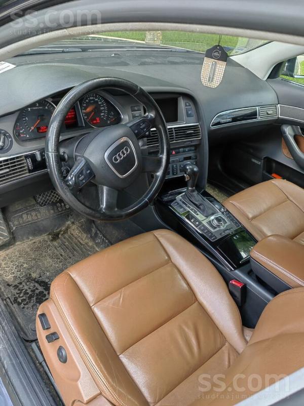 Pelēks Audi A6 2004 Ogre, ar dzinēja tilpumu 3.00 L un nobraukumu 404 tūkst. km par 1250 €, foto 6 vietnē AUTOMOTO.COM.LV