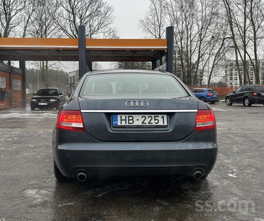 Grey Audi A6 2004 in Riga, with an engine capacity of 2.40 L and mileage of 352 thousand km for 1800 €, photo 6 on AUTOMOTO.COM.LV