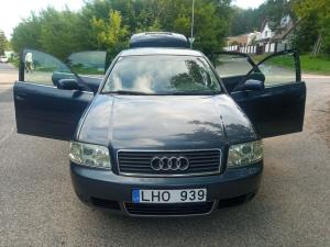 Grey Audi A6 2004 in Vilnius, with an engine capacity of 2.00 L and mileage of 445 thousand km for 790 €, photo 13 on AUTOMOTO.COM.LV