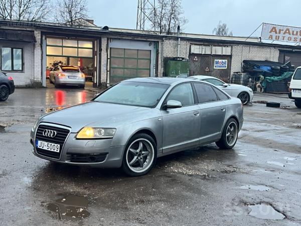 Grey Audi A6 2004 in Riga, with an engine capacity of 3.00 L and mileage of 0 thousand km for 1600 €, photo 1 on AUTOMOTO.COM.LV