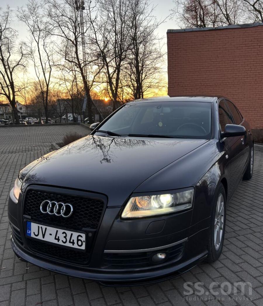 Grey Audi A6 2004 in Riga, with an engine capacity of 3.00 L and mileage of 381 thousand km for 3350 €, photo 1 on AUTOMOTO.COM.LV
