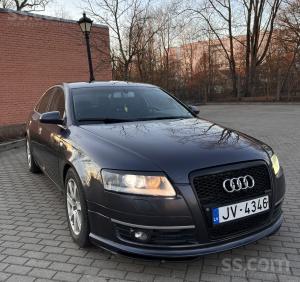 Grey Audi A6 2004 in Riga, with an engine capacity of 3.00 L and mileage of 381 thousand km for 3350 €, photo 2 on AUTOMOTO.COM.LV