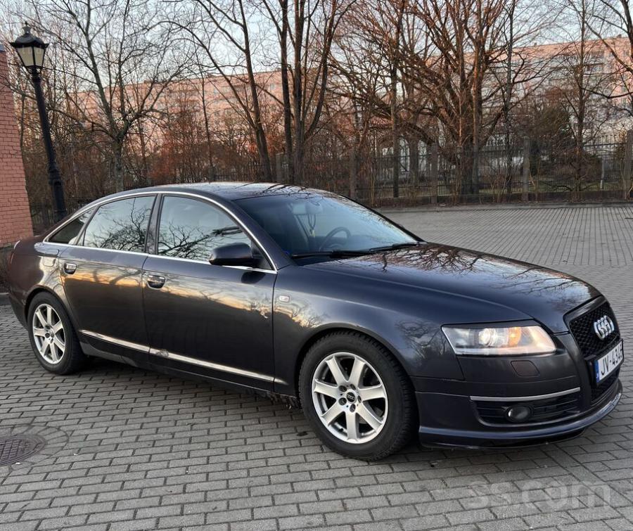 Grey Audi A6 2004 in Riga, with an engine capacity of 3.00 L and mileage of 381 thousand km for 3350 €, photo 5 on AUTOMOTO.COM.LV