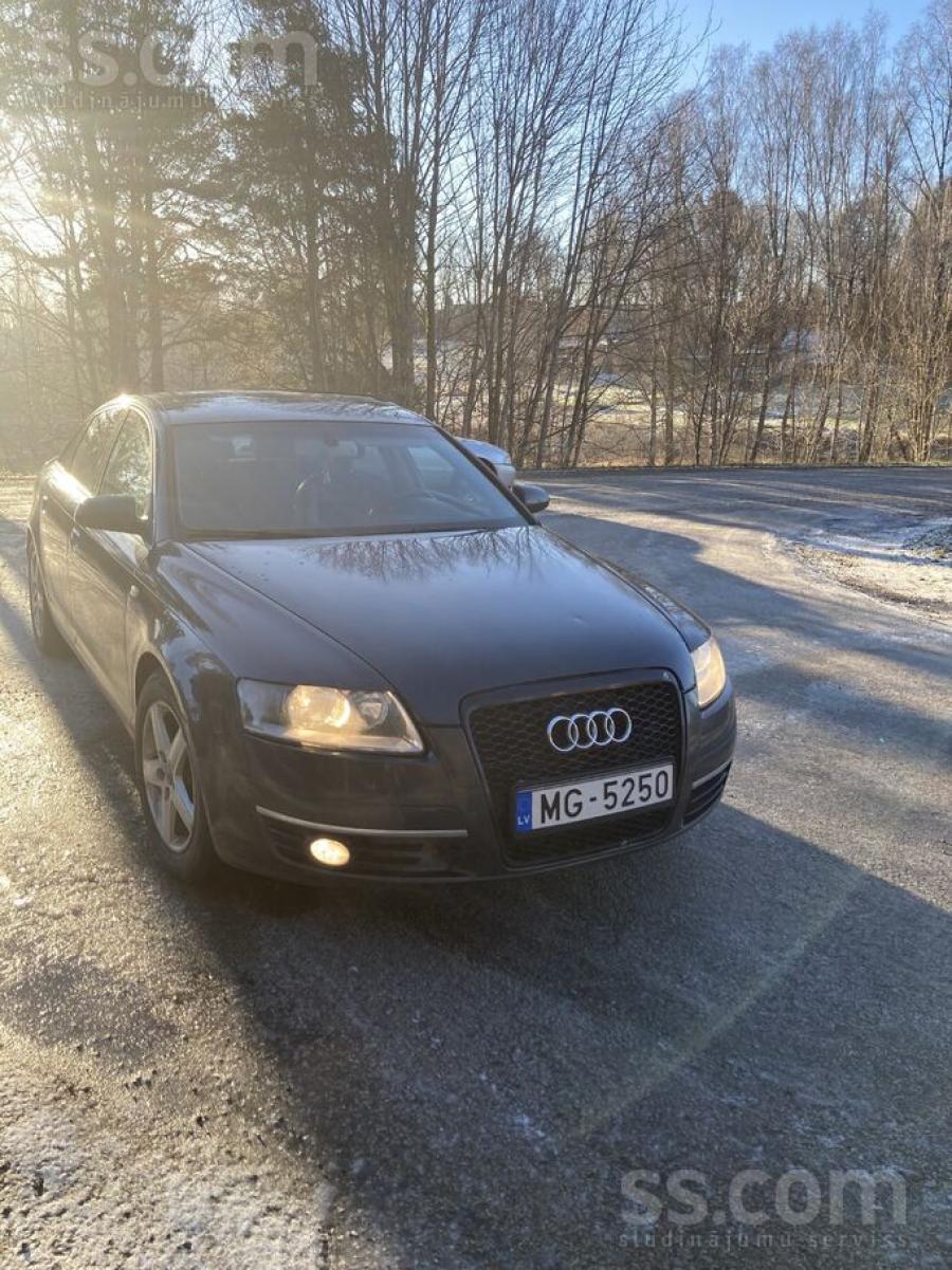 Pelēks Audi A6 2004 Rēzekne, ar dzinēja tilpumu 3.00 L un nobraukumu 350 tūkst. km par 2550 €, foto 1 vietnē AUTOMOTO.COM.LV