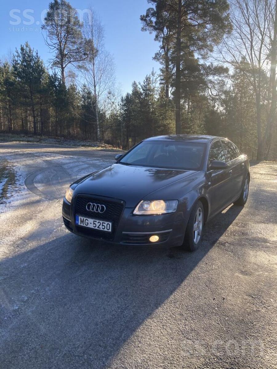 Pelēks Audi A6 2004 Rēzekne, ar dzinēja tilpumu 3.00 L un nobraukumu 350 tūkst. km par 2550 €, foto 3 vietnē AUTOMOTO.COM.LV