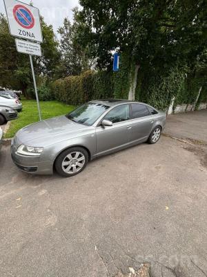 Grey Audi A6 2004 in Riga, with an engine capacity of 3.00 L and mileage of 333 thousand km for 1450 €, photo  on AUTOMOTO.COM.LV
