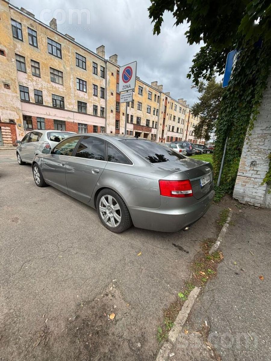 Grey Audi A6 2004 in Riga, with an engine capacity of 3.00 L and mileage of 333 thousand km for 1450 €, photo 3 on AUTOMOTO.COM.LV