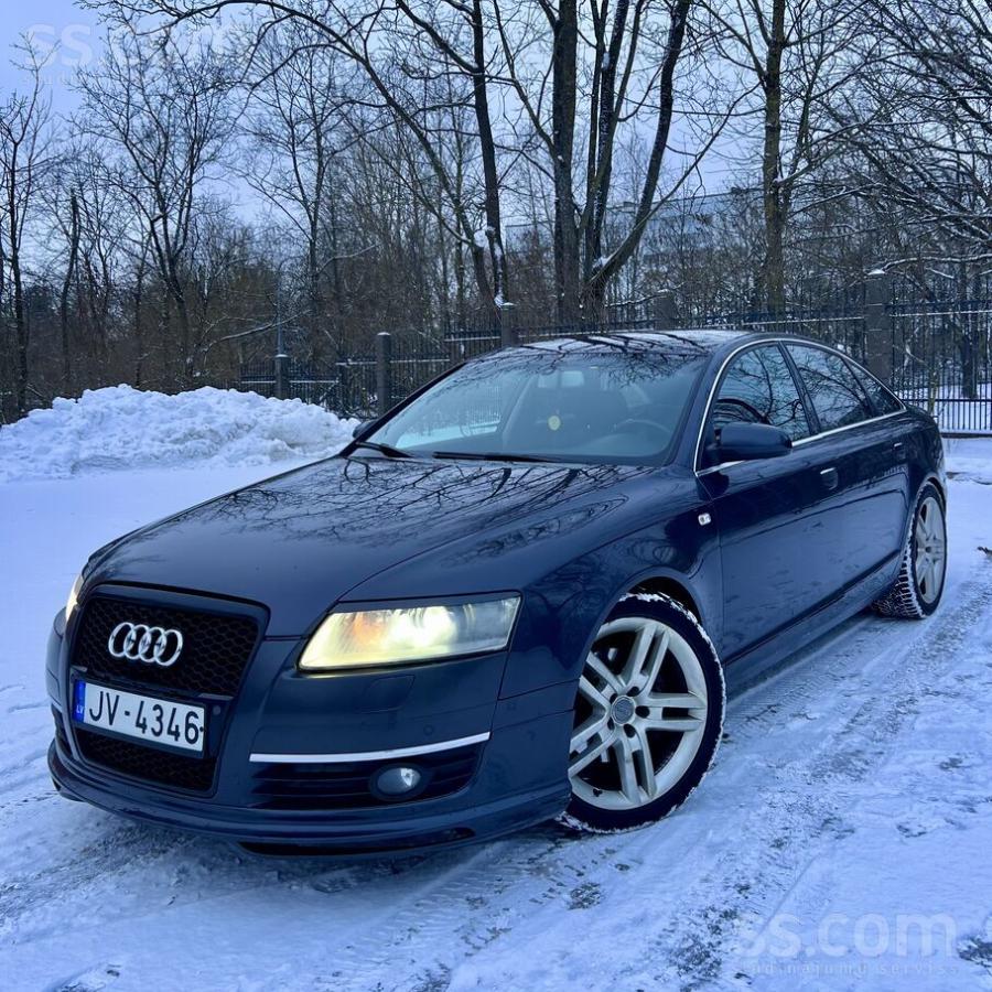Grey Audi A6 2004 in Riga, with an engine capacity of 3.00 L and mileage of 383 thousand km for 3750 €, photo 1 on AUTOMOTO.COM.LV