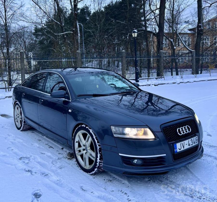 Grey Audi A6 2004 in Riga, with an engine capacity of 3.00 L and mileage of 383 thousand km for 3750 €, photo 2 on AUTOMOTO.COM.LV