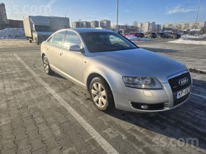 Grey Audi A6 2004 in Riga, with an engine capacity of 3.00 L and mileage of 383 thousand km for 3300 €, photo  on AUTOMOTO.COM.LV