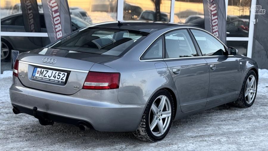 Grey Audi A6 2004 in Radviliskis, with an engine capacity of 3.20 L and mileage of 290 thousand km for 2650 €, photo 9 on AUTOMOTO.COM.LV