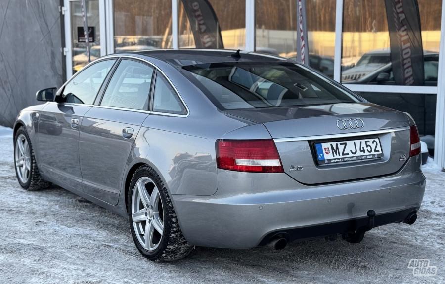 Grey Audi A6 2004 in Radviliskis, with an engine capacity of 3.20 L and mileage of 290 thousand km for 2650 €, photo 10 on AUTOMOTO.COM.LV