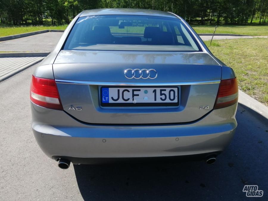 Grey Audi A6 2004 in Vilkaviskis, with an engine capacity of 2.40 L and mileage of 173 thousand km for 4000 €, photo 7 on AUTOMOTO.COM.LV