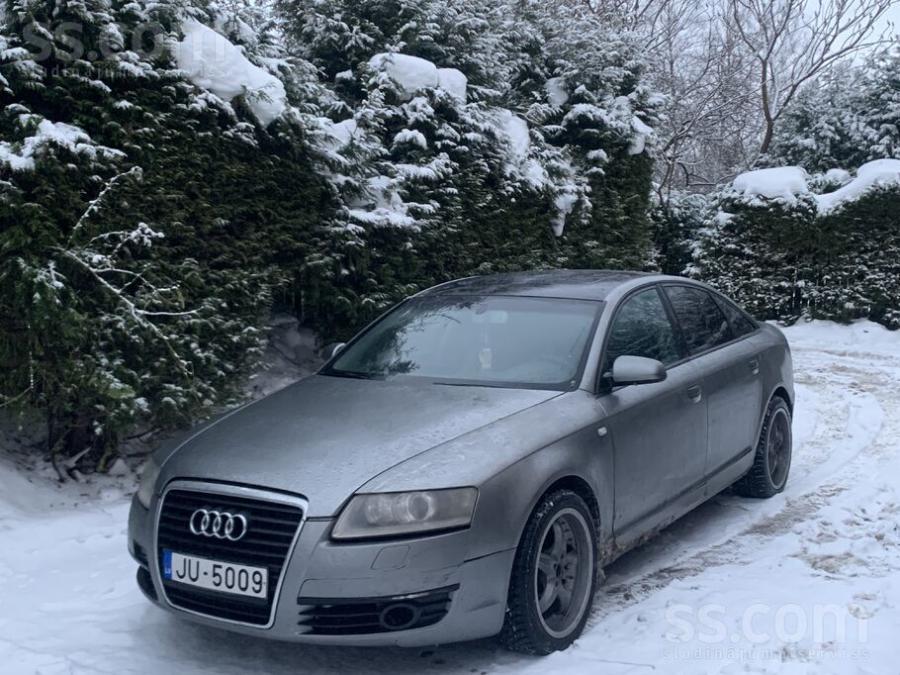 Grey Audi A6 2004 in Riga, with an engine capacity of 3.00 L and mileage of 380 thousand km for 1750 €, photo 1 on AUTOMOTO.COM.LV