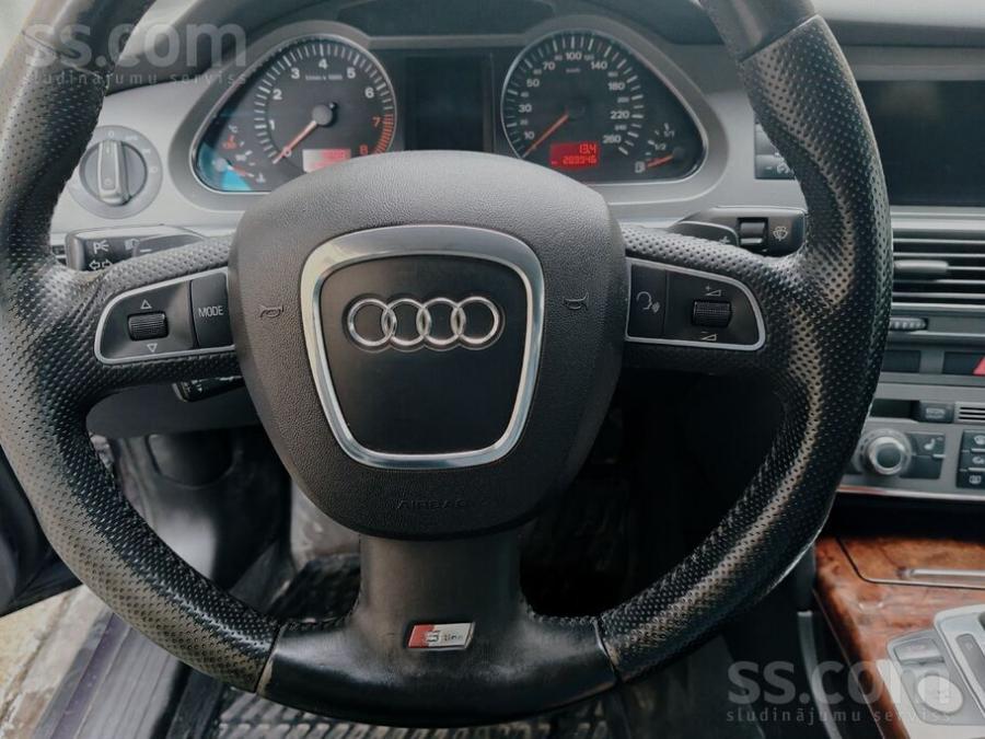 Pelēks Audi A6 2004 Liepāja, ar dzinēja tilpumu 3.20 L un nobraukumu 290 tūkst. km par 1500 €, foto 10 vietnē AUTOMOTO.COM.LV