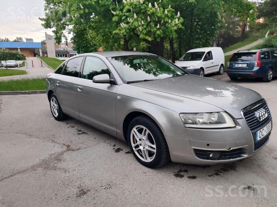 Pelēks Audi A6 2004 Rīga, ar dzinēja tilpumu 2.40 L un nobraukumu 216 tūkst. km par 2800 €, foto 3 vietnē AUTOMOTO.COM.LV