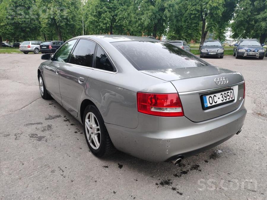 Pelēks Audi A6 2004 Rīga, ar dzinēja tilpumu 2.40 L un nobraukumu 216 tūkst. km par 2800 €, foto 5 vietnē AUTOMOTO.COM.LV