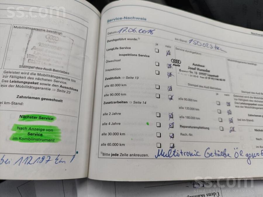 Pelēks Audi A6 2004 Rīga, ar dzinēja tilpumu 2.40 L un nobraukumu 216 tūkst. km par 2800 €, foto 9 vietnē AUTOMOTO.COM.LV