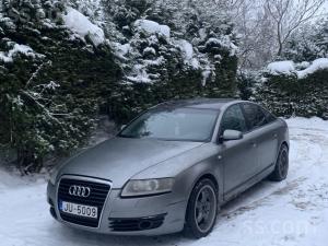 Pelēks Audi A6 2004 Rīga, ar dzinēja tilpumu 3.00 L un nobraukumu 380 tūkst. km par 1750 €, foto  vietnē AUTOMOTO.COM.LV